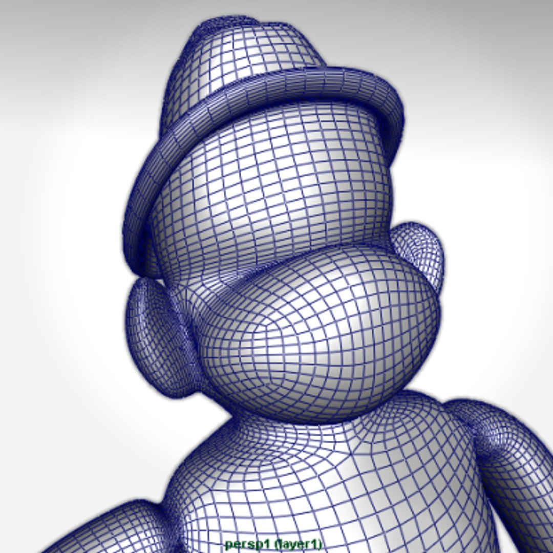 3d Obj Sock Monkey