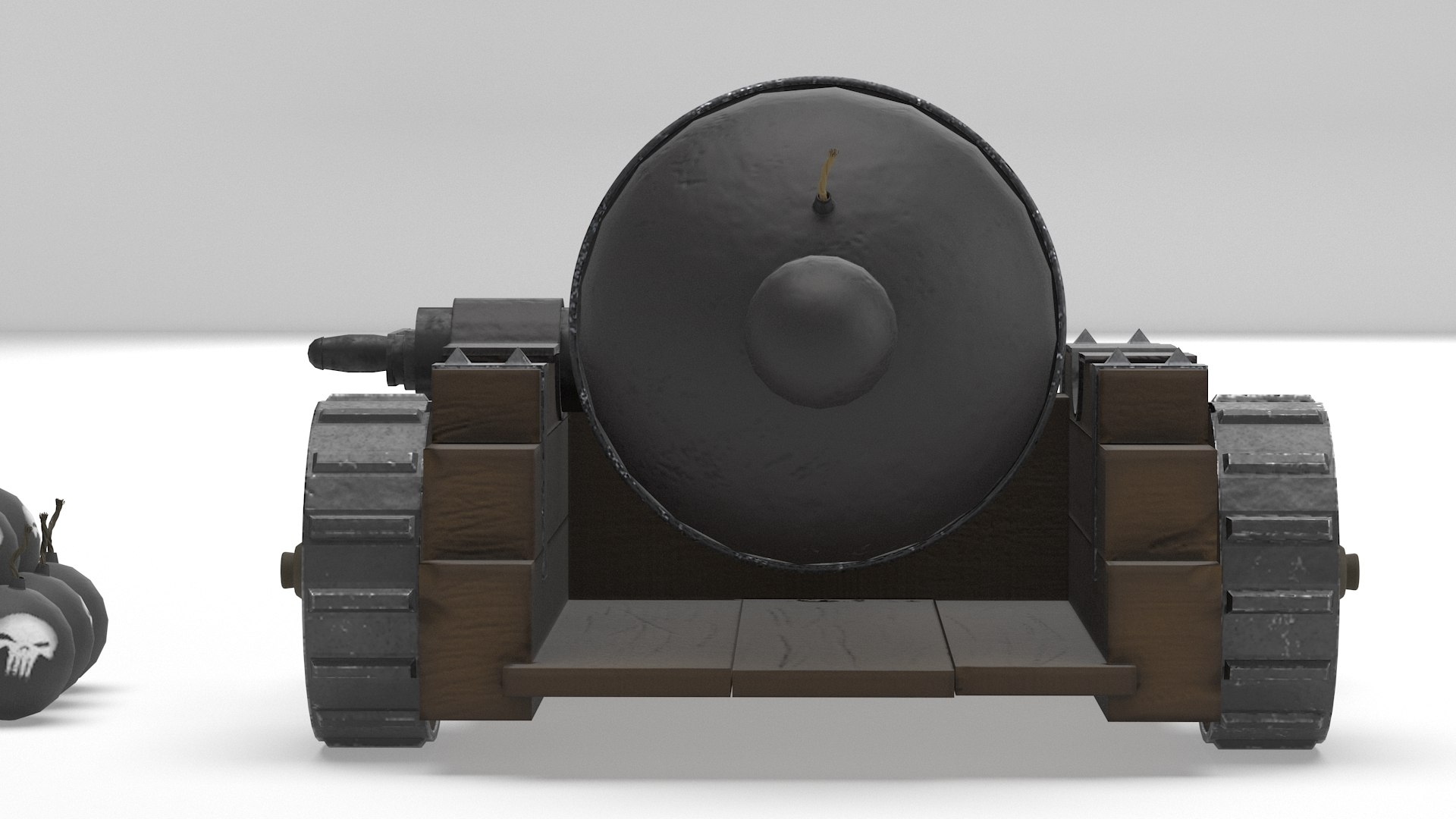 3D Cartoon Cannon - TurboSquid 1780656