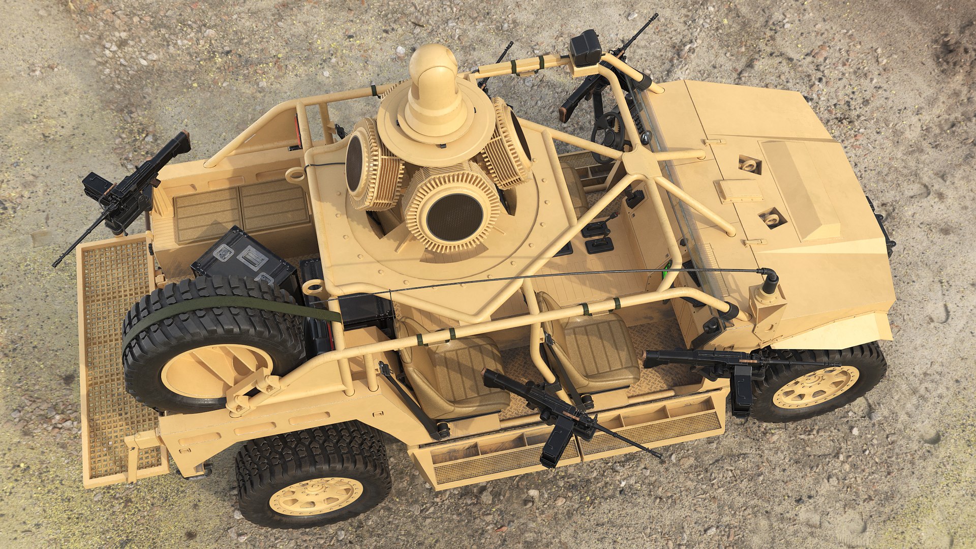 Polaris Dagor PBR 3D model - TurboSquid 1934293