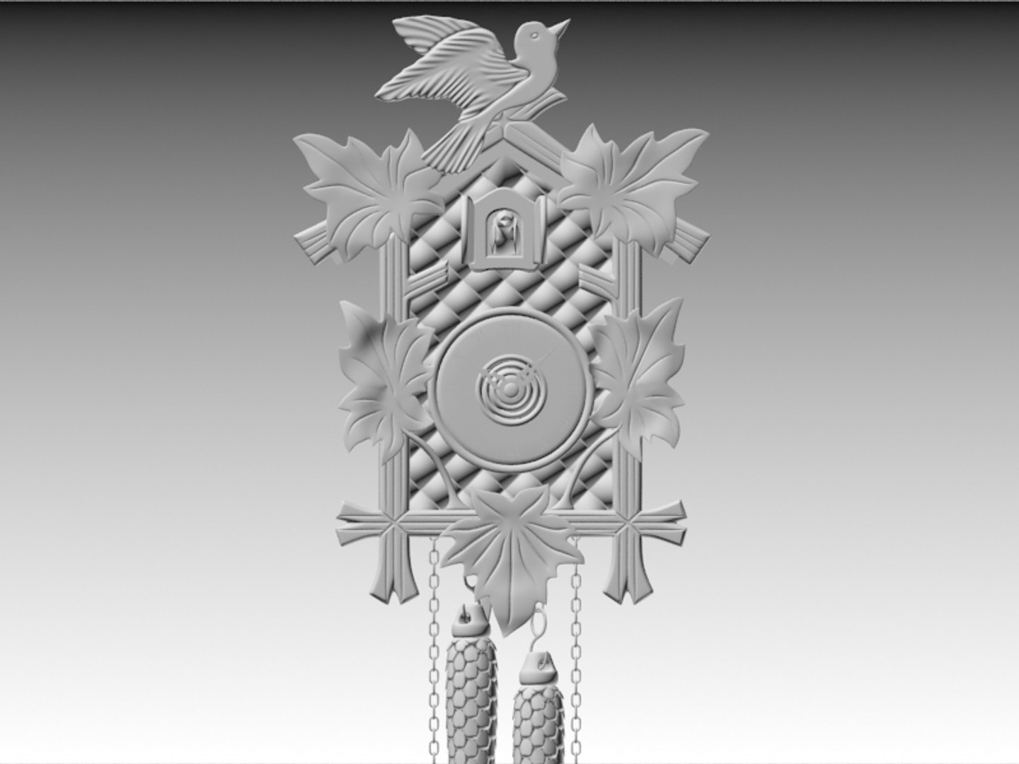 Cuckoo Clock 3d Model