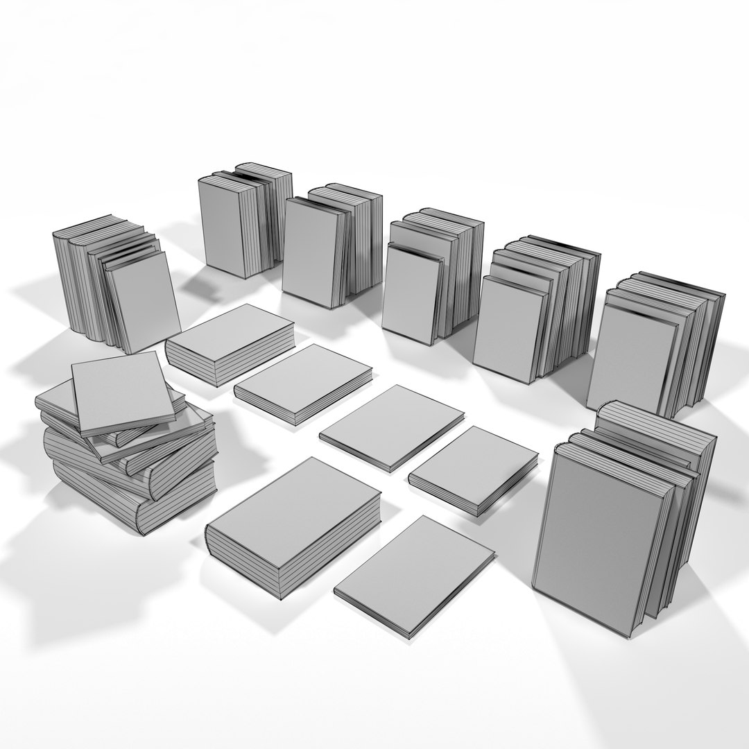 3D Books Model - TurboSquid 1947270