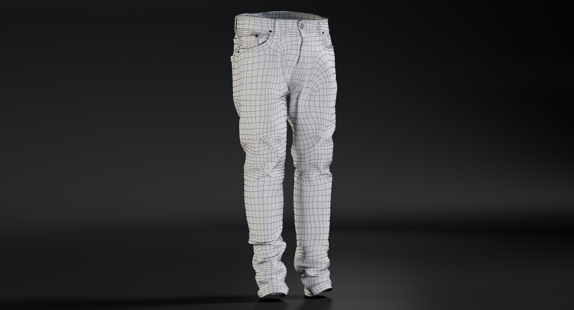 3D Realistic Jeans Blue - TurboSquid 1463654
