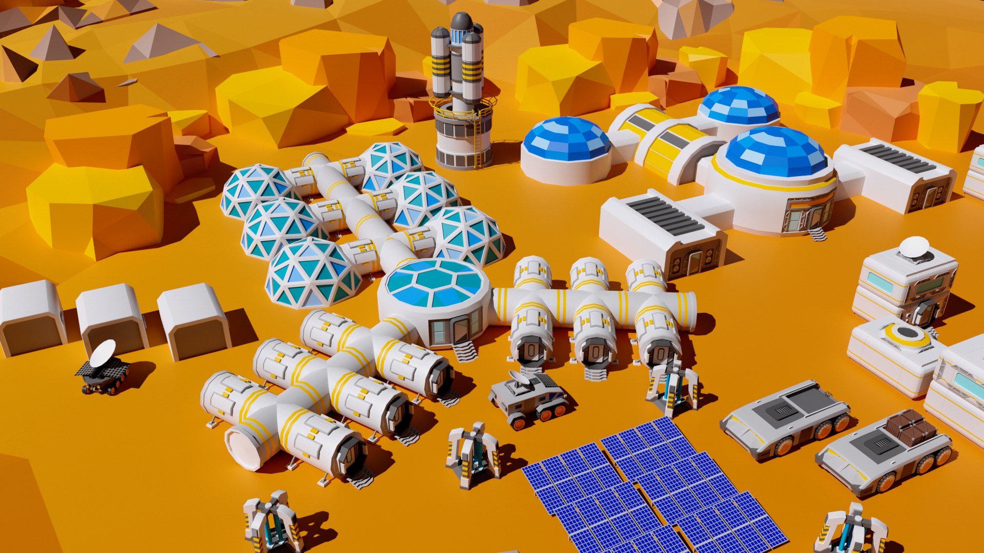 3D Mars Station - TurboSquid 2144909