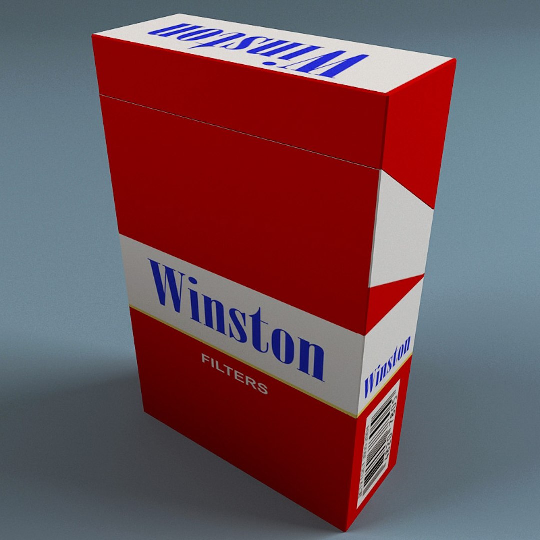 Winston Cigarettes 3d Max