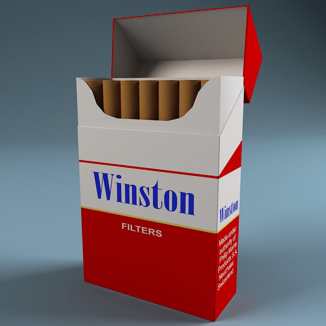 Winston Cigarettes 3d Max