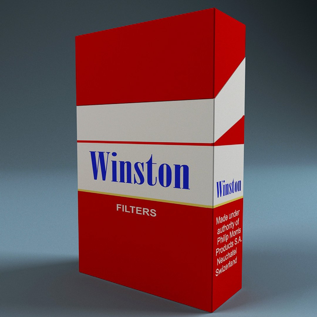 Winston Cigarettes 3d Max