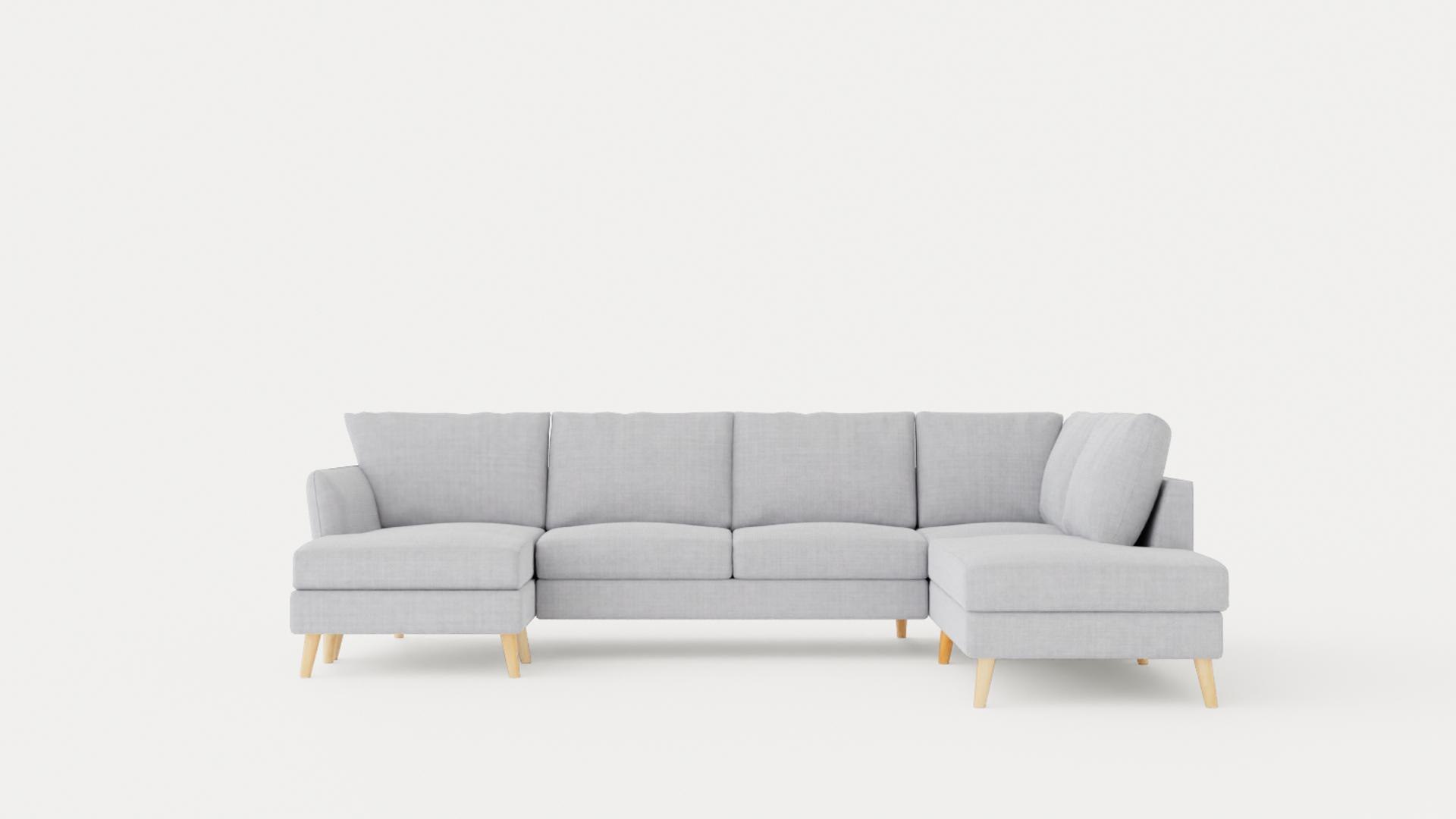 Trend U Sofa With Divan Left 3D Model - TurboSquid 2232067