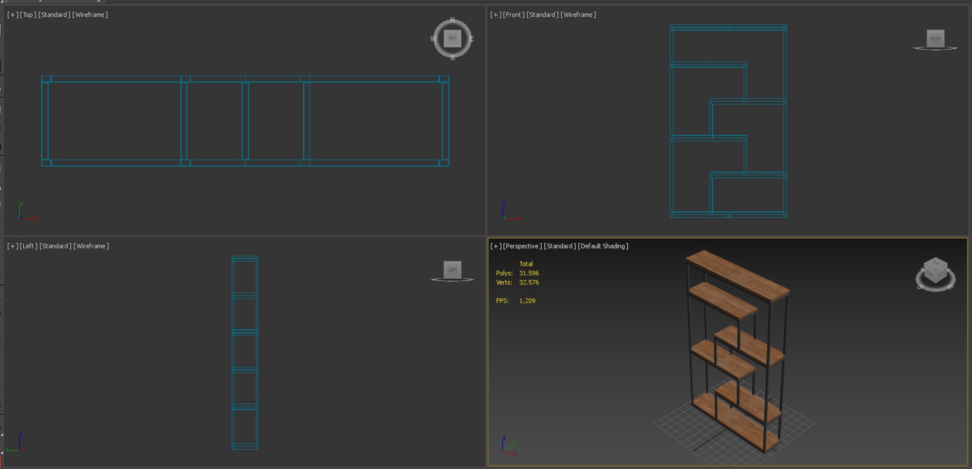 Decorative Shelf 3D Model - TurboSquid 1961867