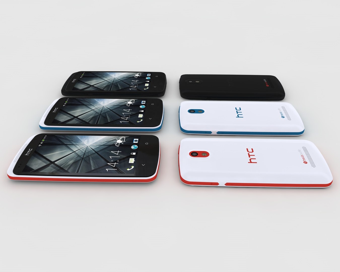 3d Model Htc Desire 500