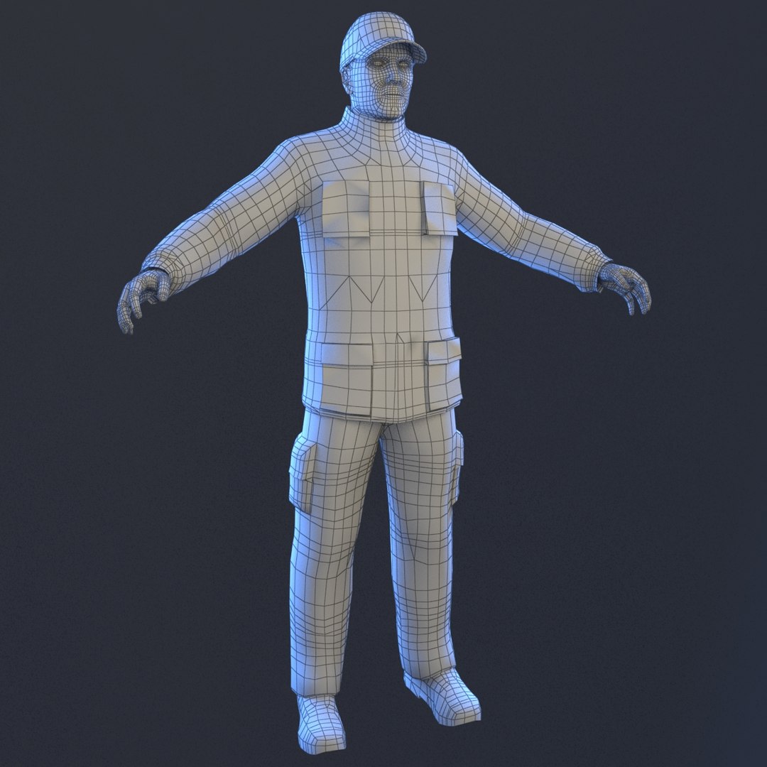 3D mechanic man - TurboSquid 1412362