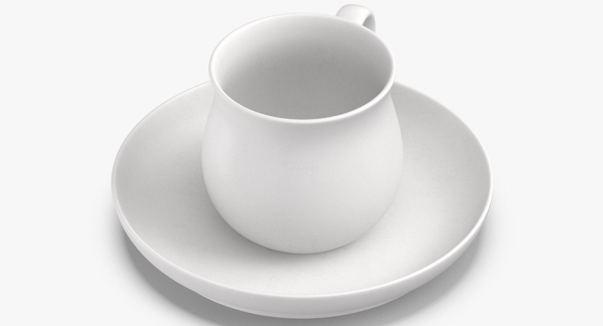 3D Modern Tableware Teacup Model - TurboSquid 1279988