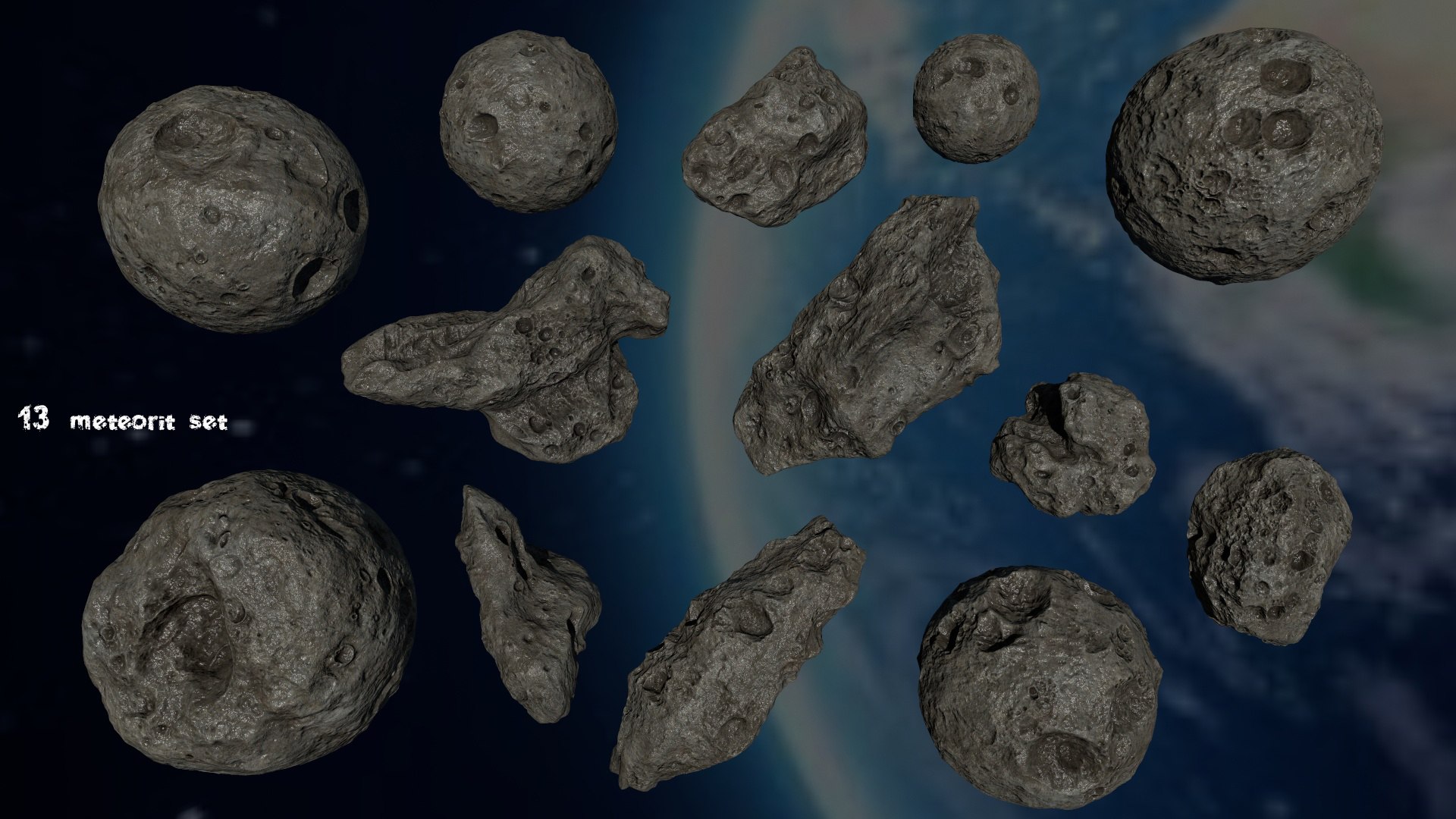 Asteroid model - TurboSquid 1313830