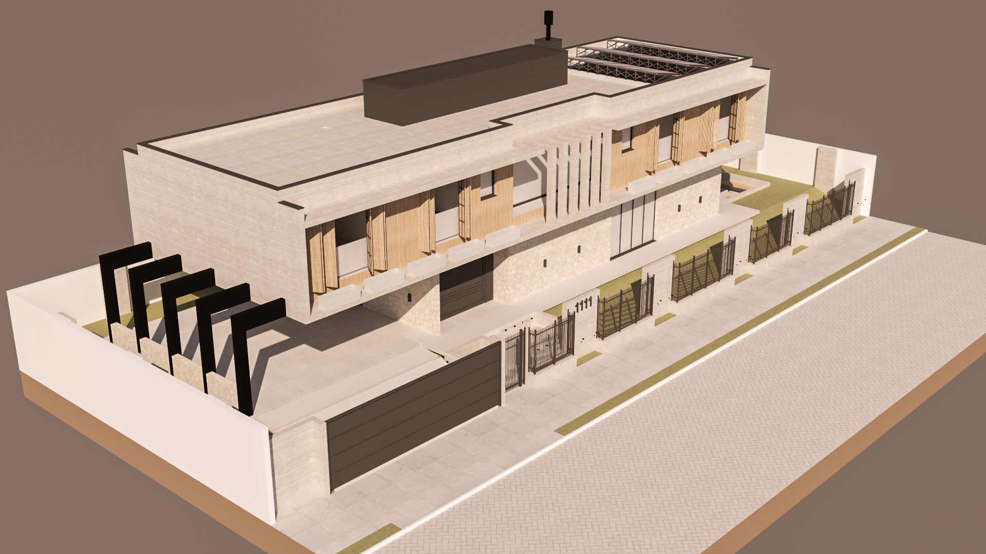 1111 House 3D Model - TurboSquid 2346452