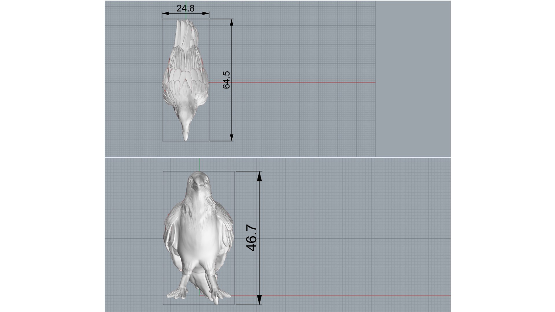 3D Raven Miniature Model - TurboSquid 1738330