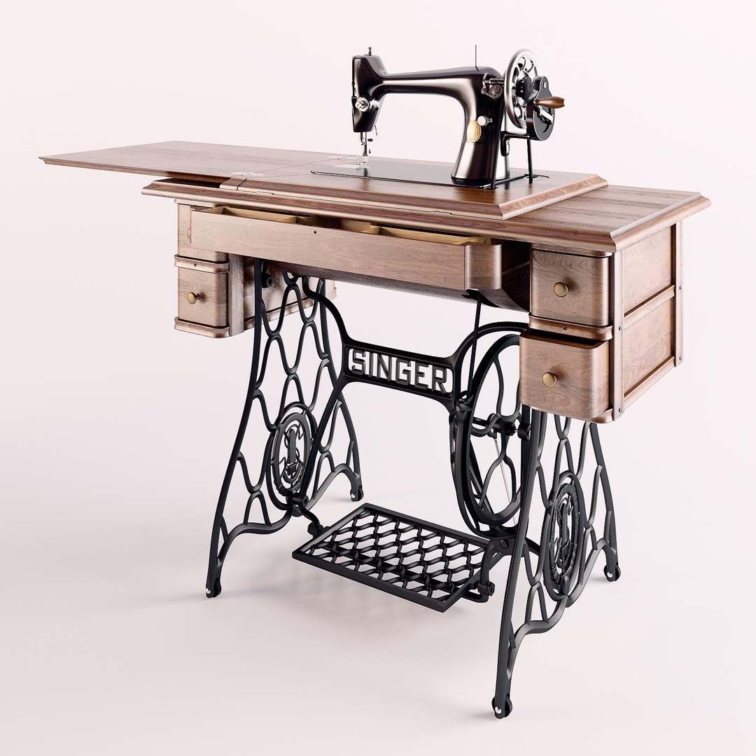 3d sewing machine singer 66