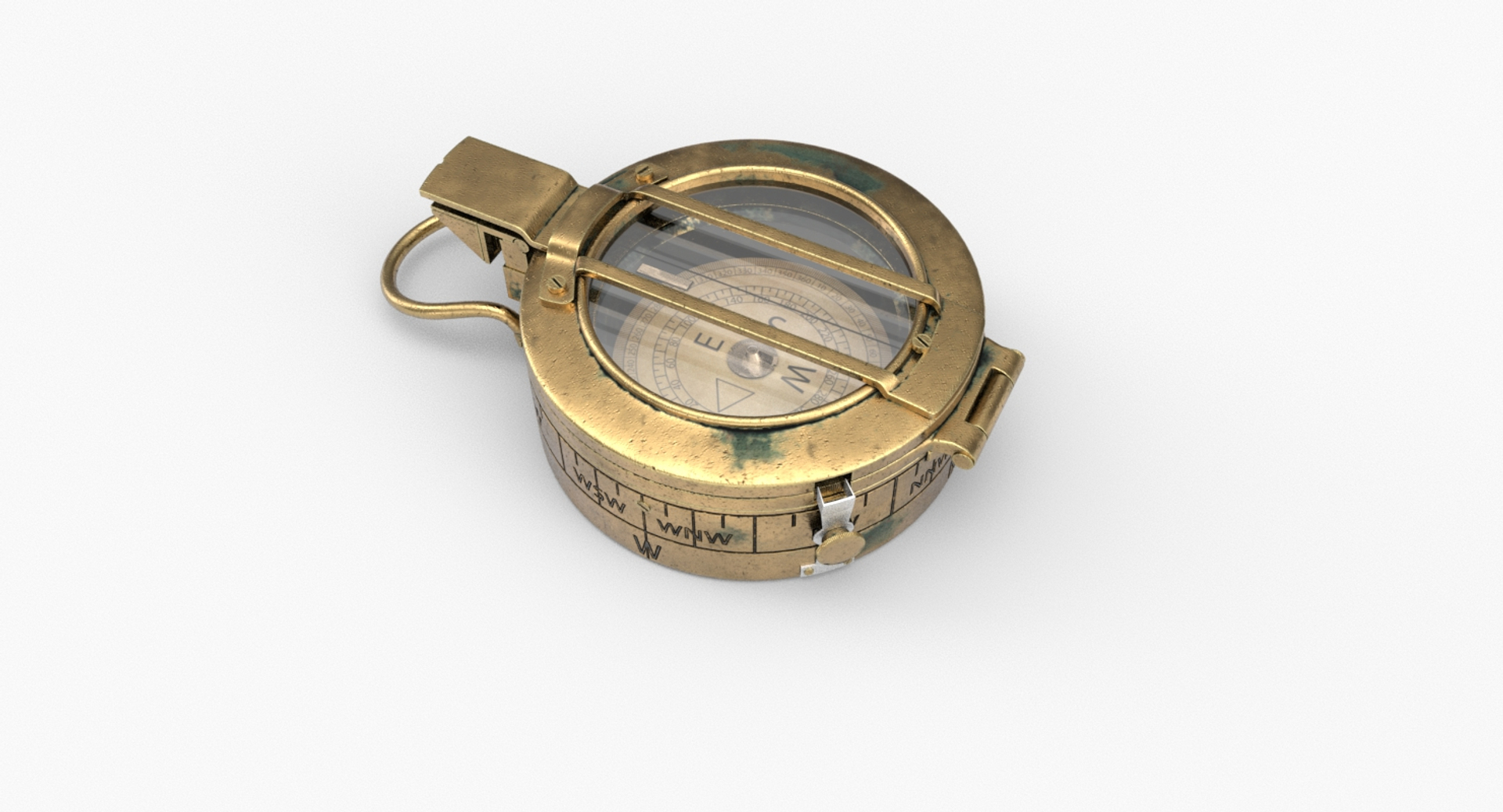 3D Old Compass Model - TurboSquid 1251904