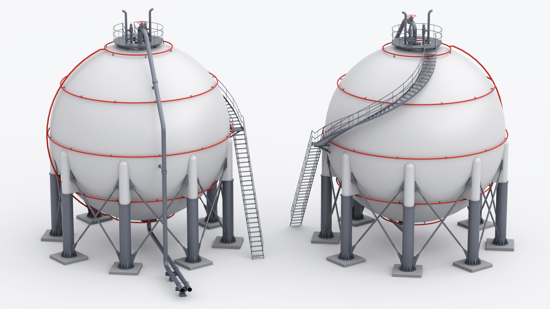 Industrial Storage Tank 3D Model - TurboSquid 1806644