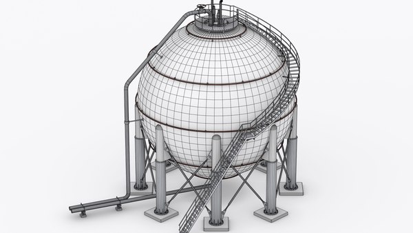 Industrial Storage Tank 3D model - TurboSquid 1806644