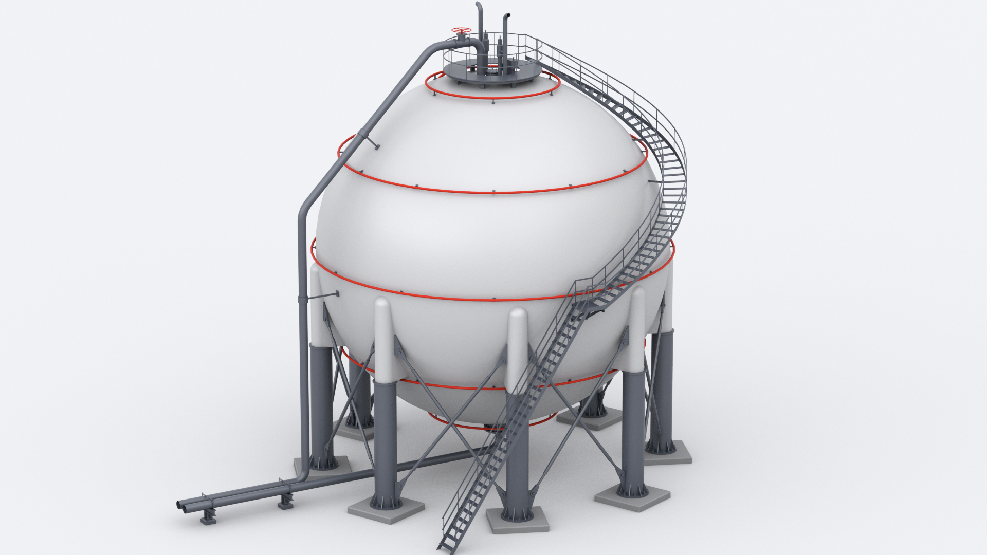Industrial Storage Tank 3D Model - TurboSquid 1806644