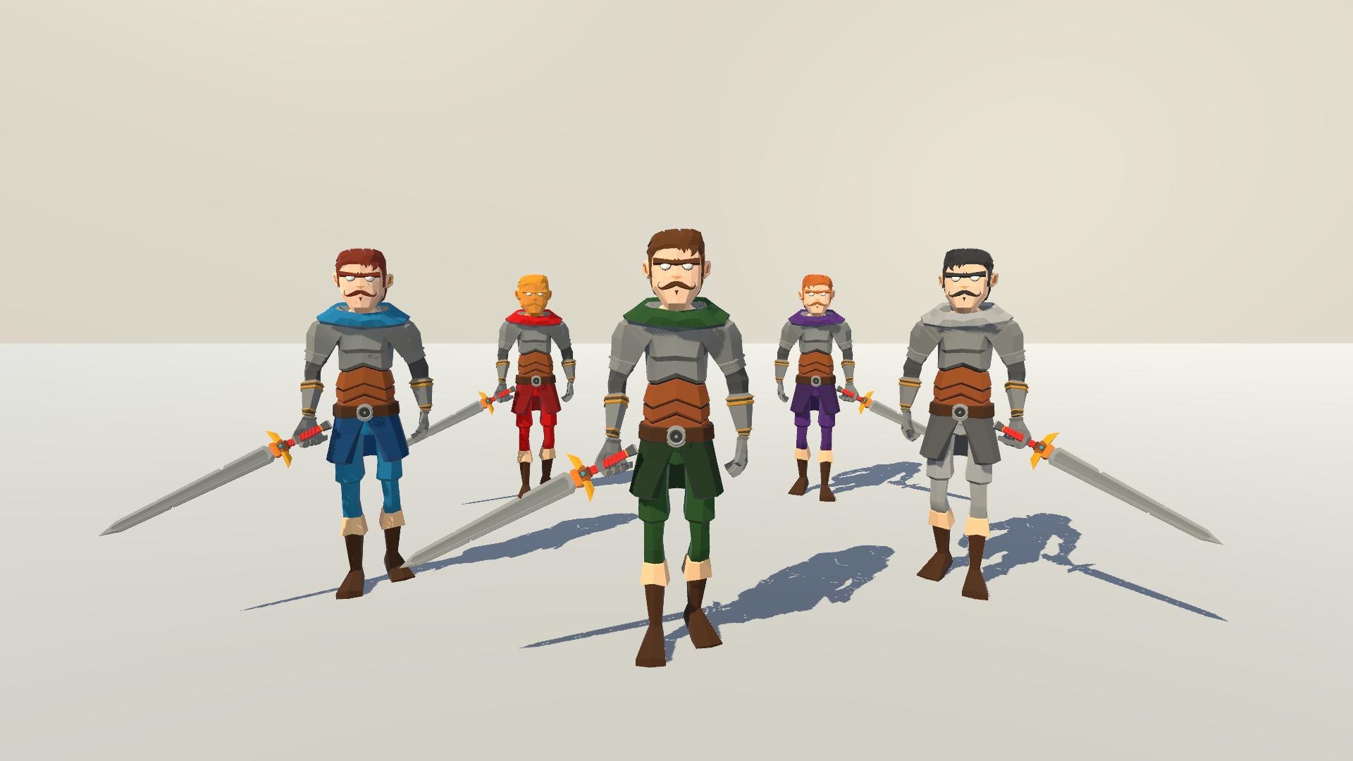 3D POLYGRUNT - Low Poly Fantasy Characters 3D Art - TurboSquid 2401266