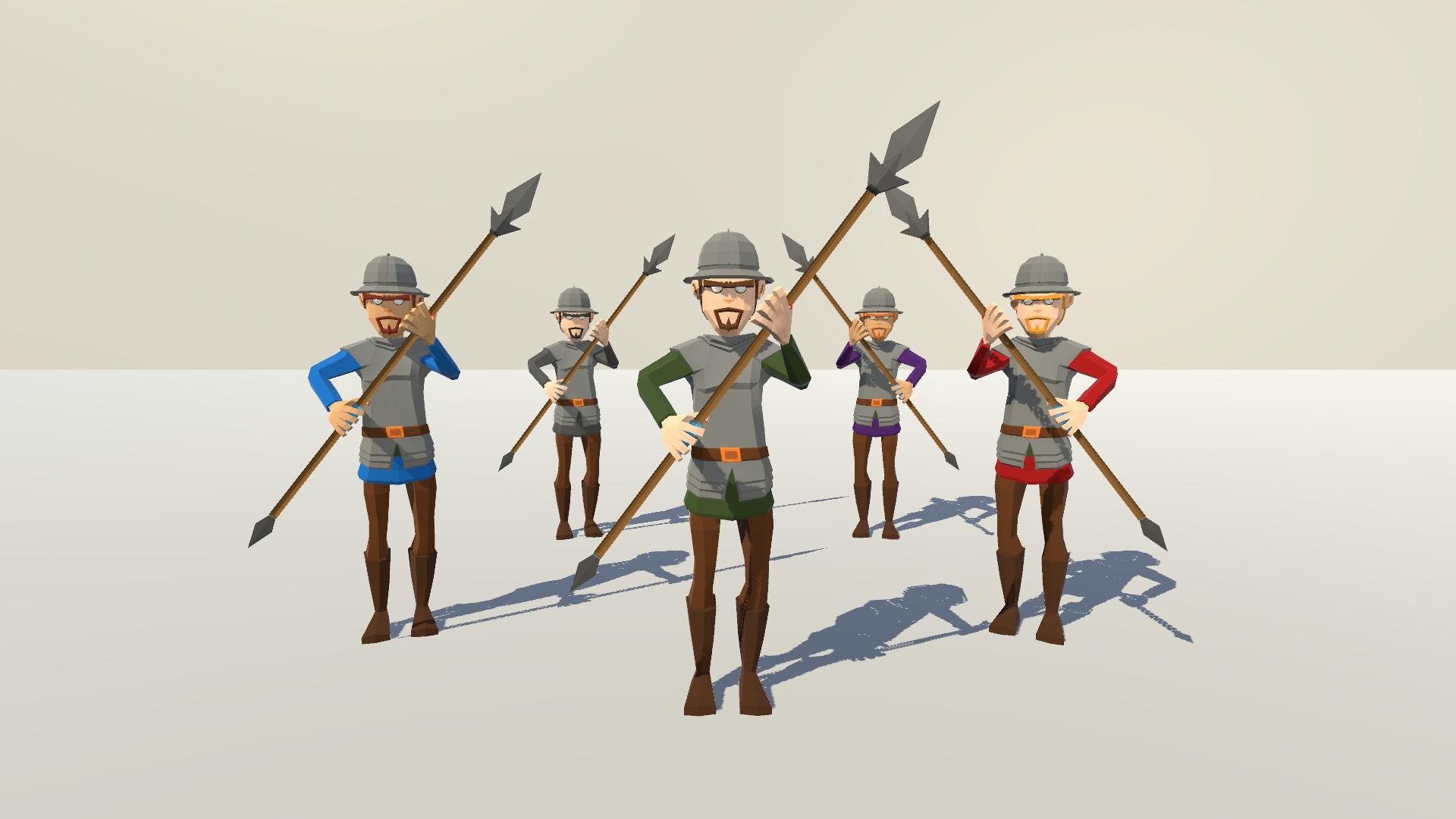 3D POLYGRUNT - Low Poly Fantasy Characters 3D Art - TurboSquid 2401266