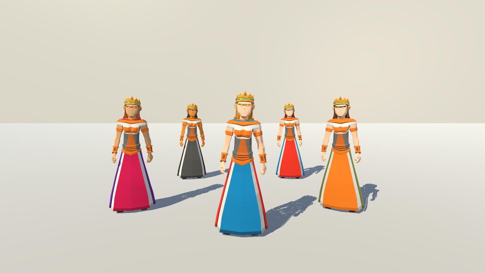 3D POLYGRUNT - Low Poly Fantasy Characters 3D Art - TurboSquid 2401266
