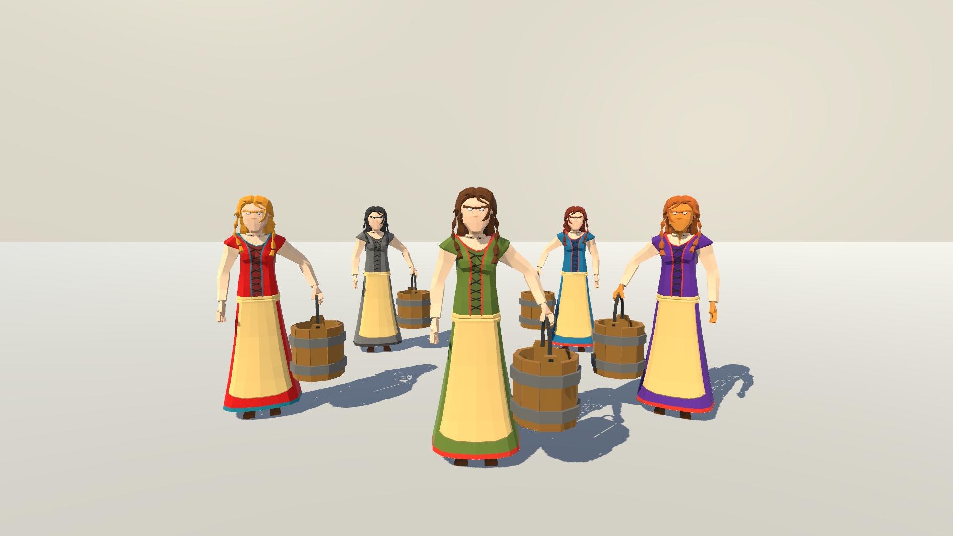 3D POLYGRUNT - Low Poly Fantasy Characters 3D Art - TurboSquid 2401266