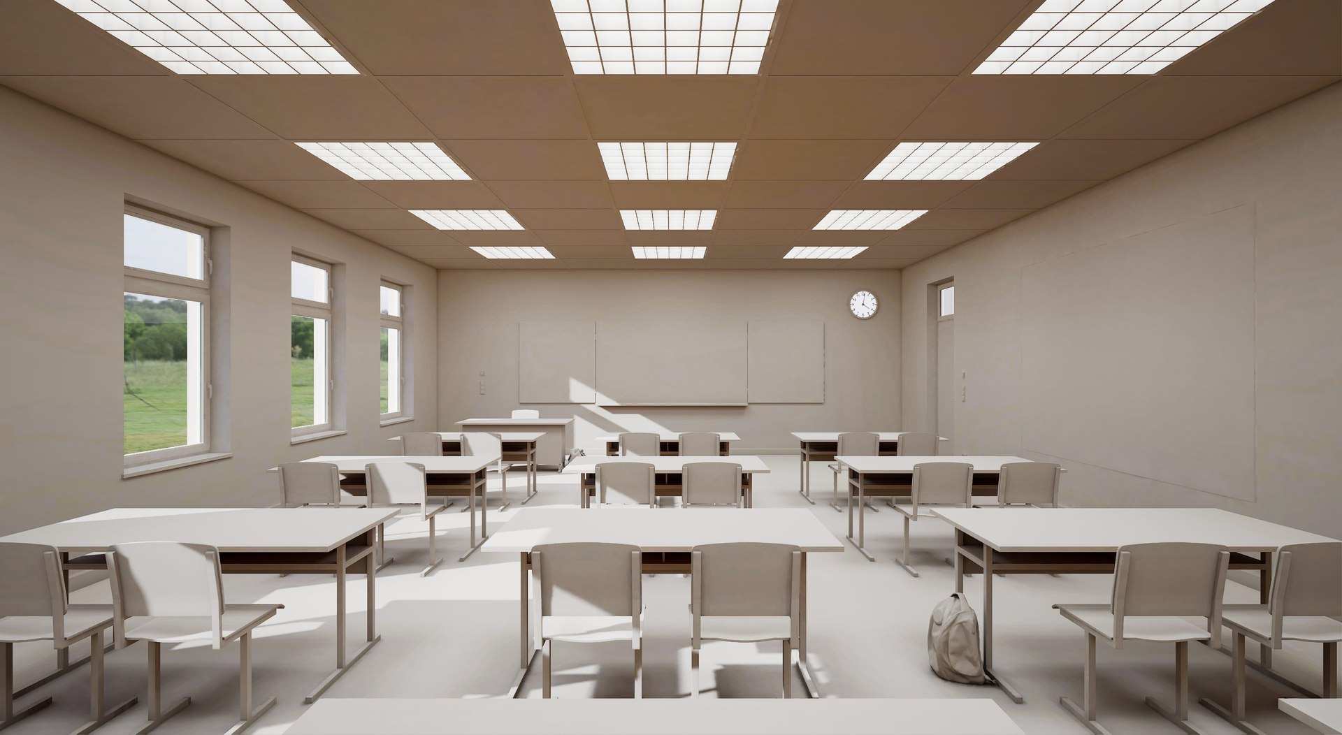 3D Model Class Classroom Room - TurboSquid 1683068