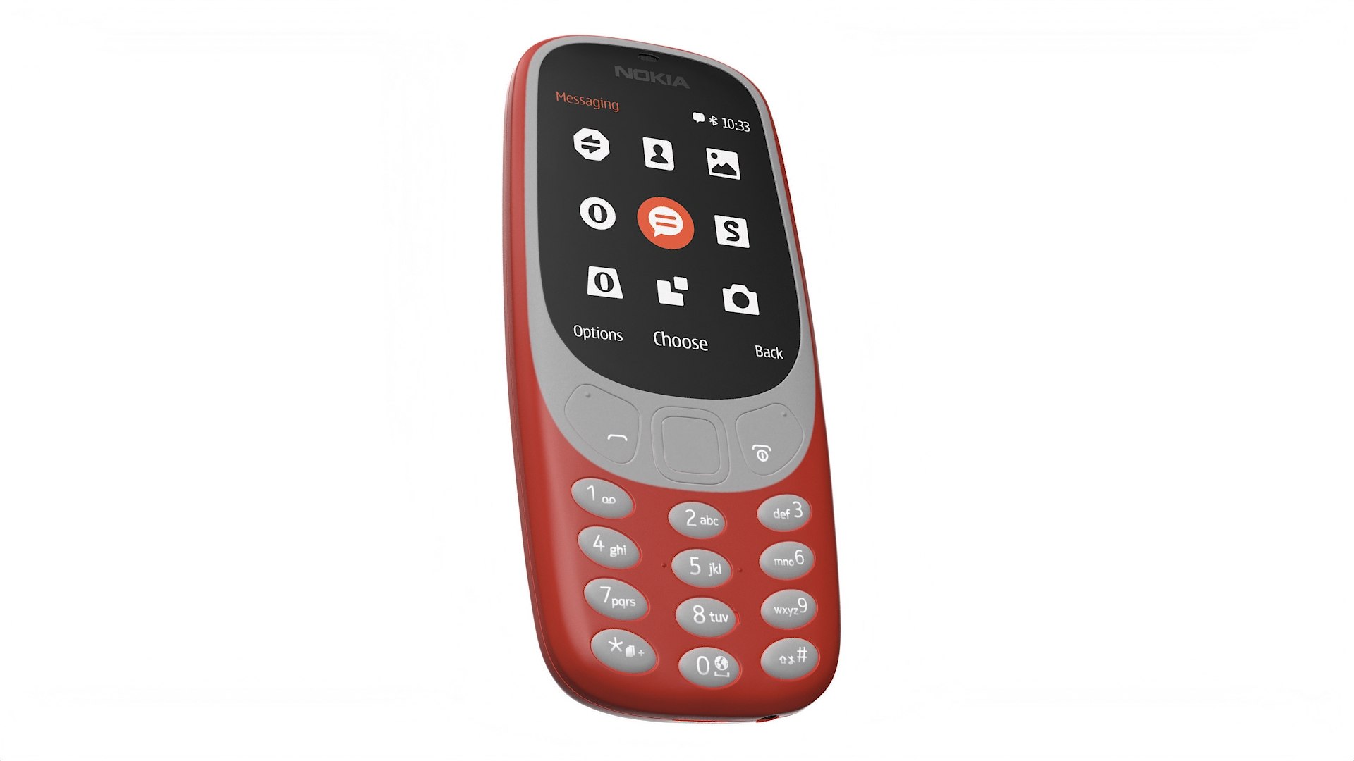 Red Nokia 3310 New Lights On 3D Model - TurboSquid 2268152