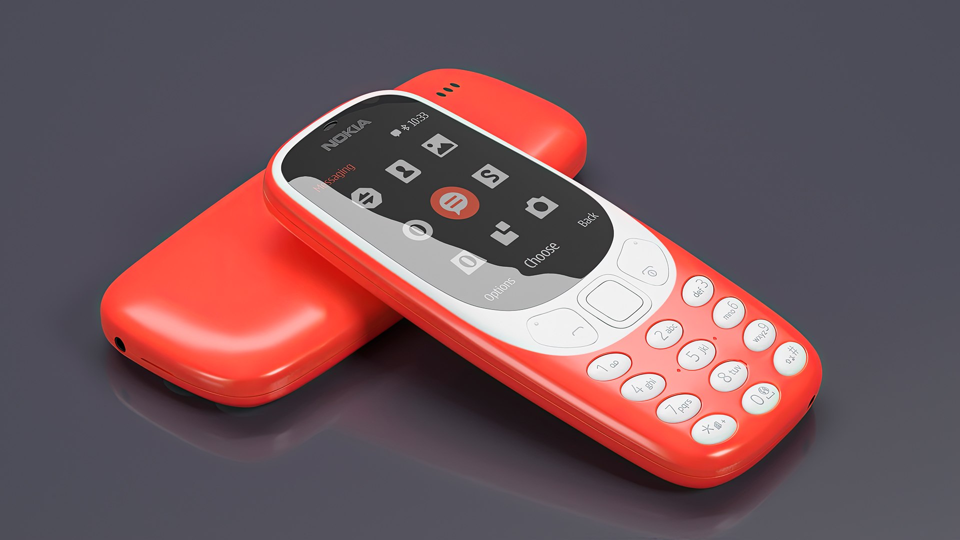 Red Nokia 3310 New Lights On 3D Model - TurboSquid 2268152