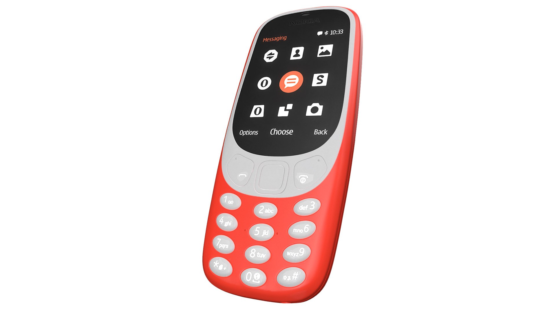 Red Nokia 3310 New Lights On 3D Model - TurboSquid 2268152