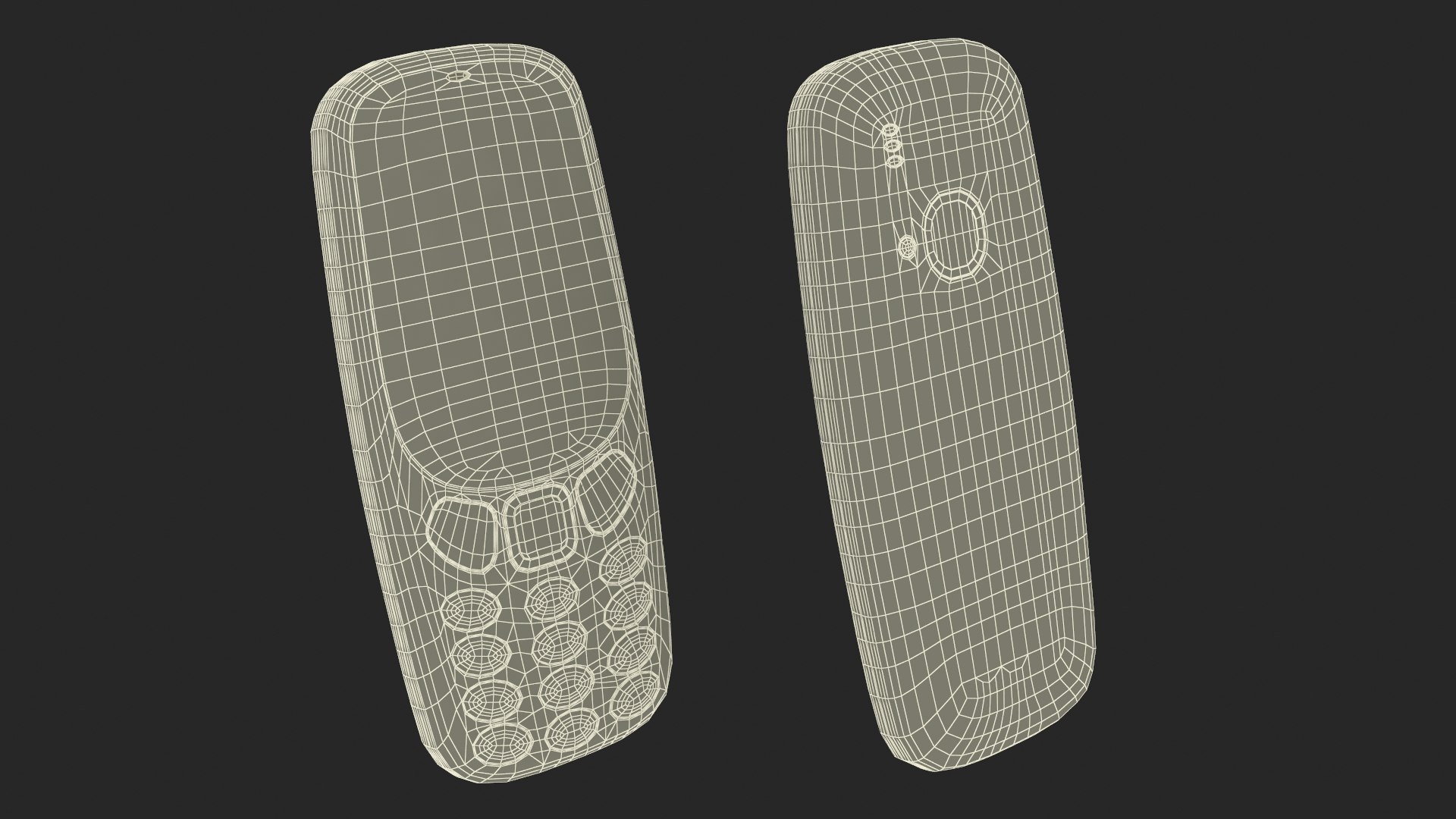Red Nokia 3310 New Lights On 3D Model - TurboSquid 2268152