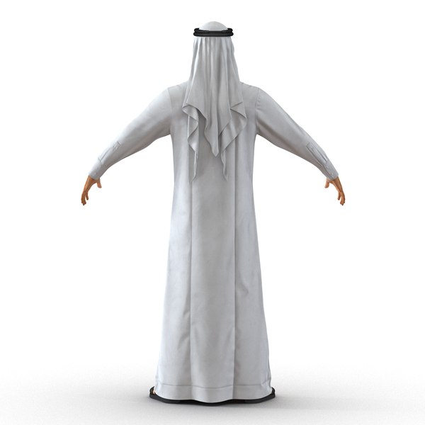 arab man rigged 3d c4d
