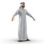 Arab Man Rigged 3d C4d