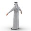 Arab Man Rigged 3d C4d