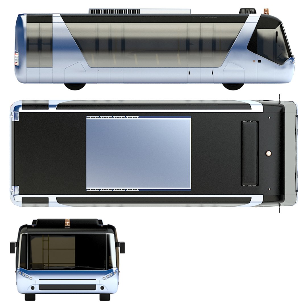 Airport Bus Vehicles 02 3d Ma