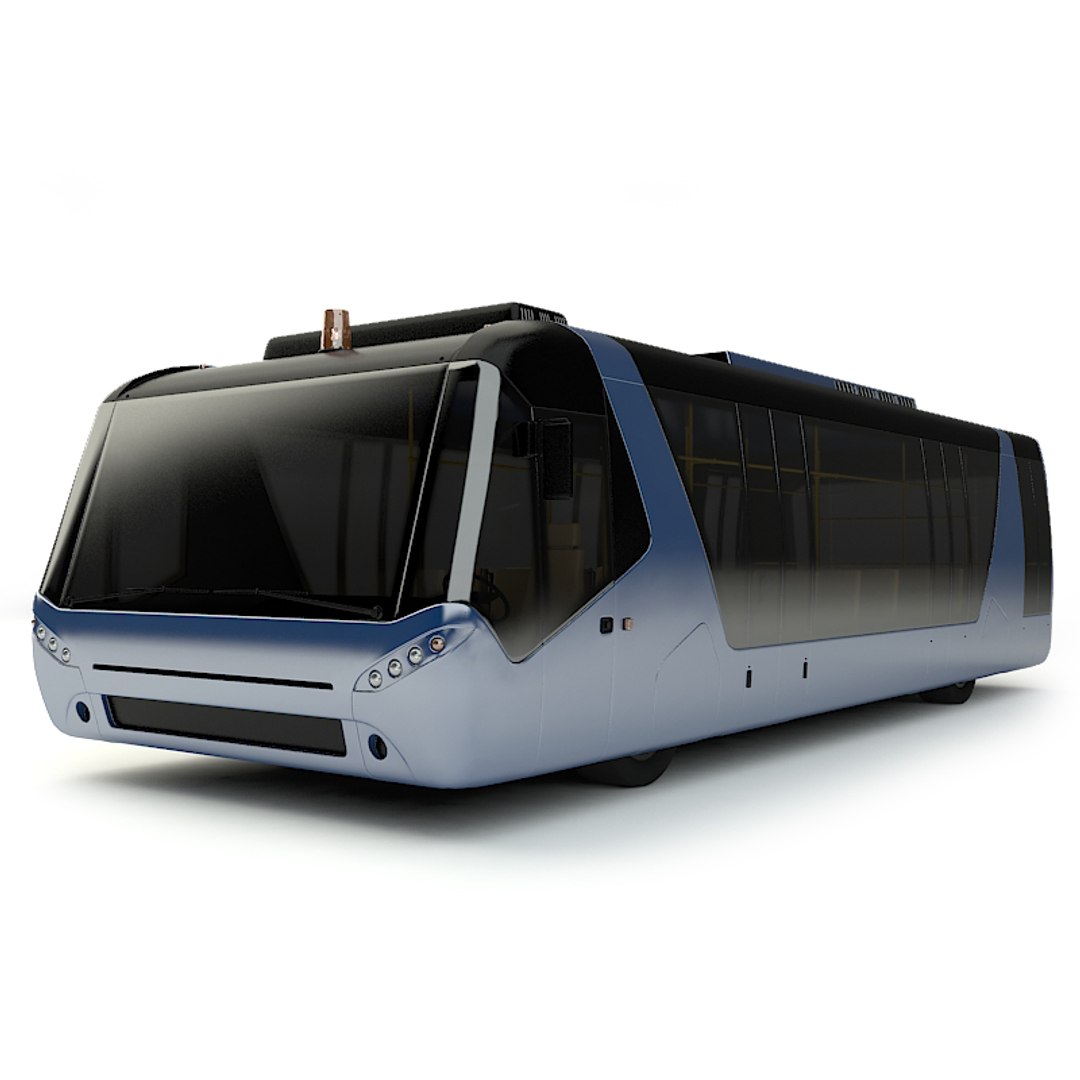 Airport Bus Vehicles 02 3d Ma