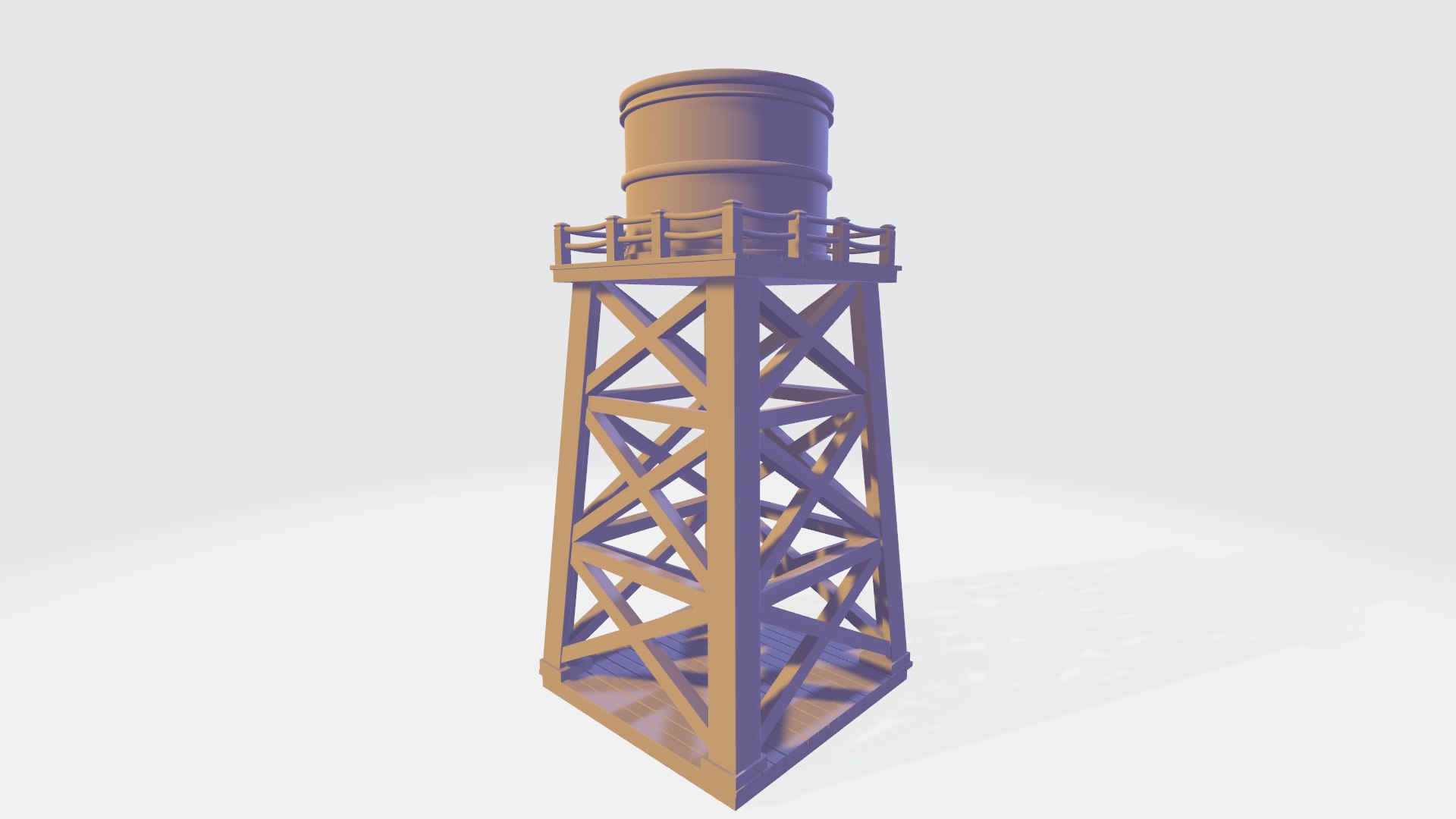 3D Model Tower Barrel - TurboSquid 1692762