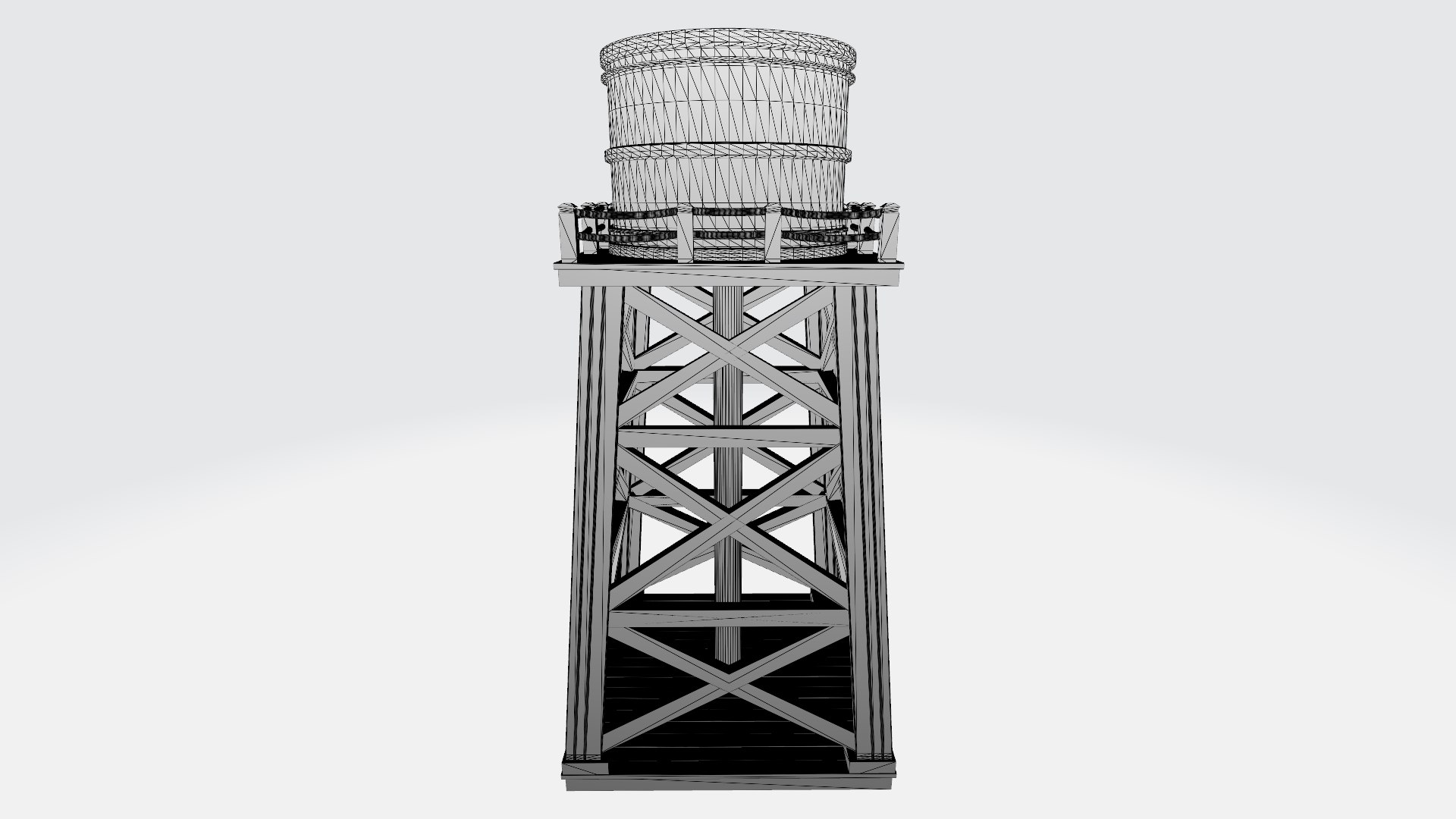 3D Model Tower Barrel - TurboSquid 1692762