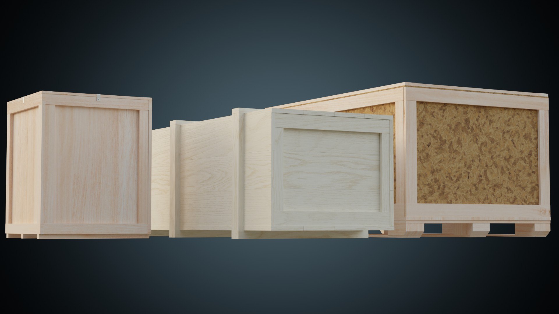 Wooden Crates 1 Basic Model - TurboSquid 2320860