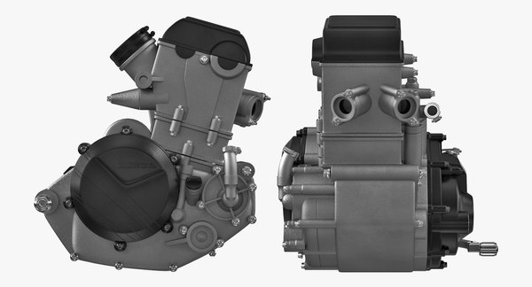 Motocross motorcycle engine 2 model - TurboSquid 1230183