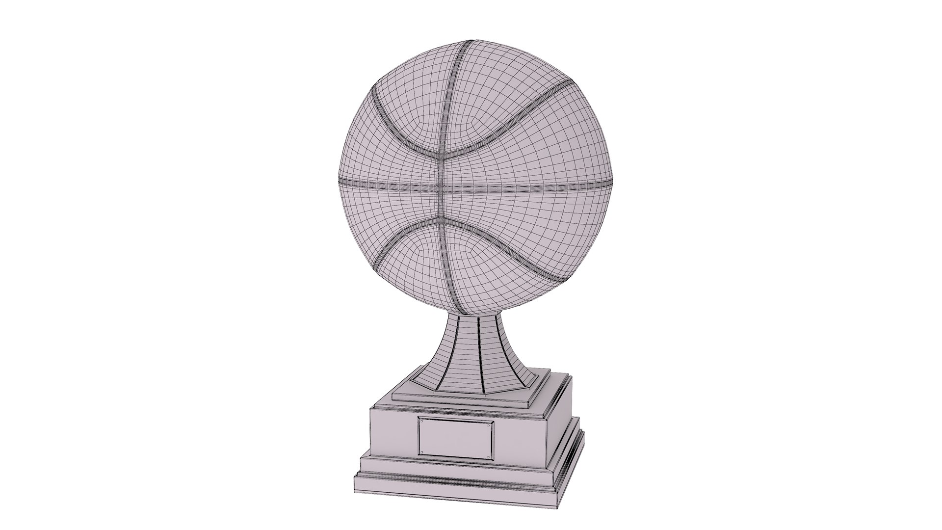 3D Basketball Trophy Model - TurboSquid 2127408
