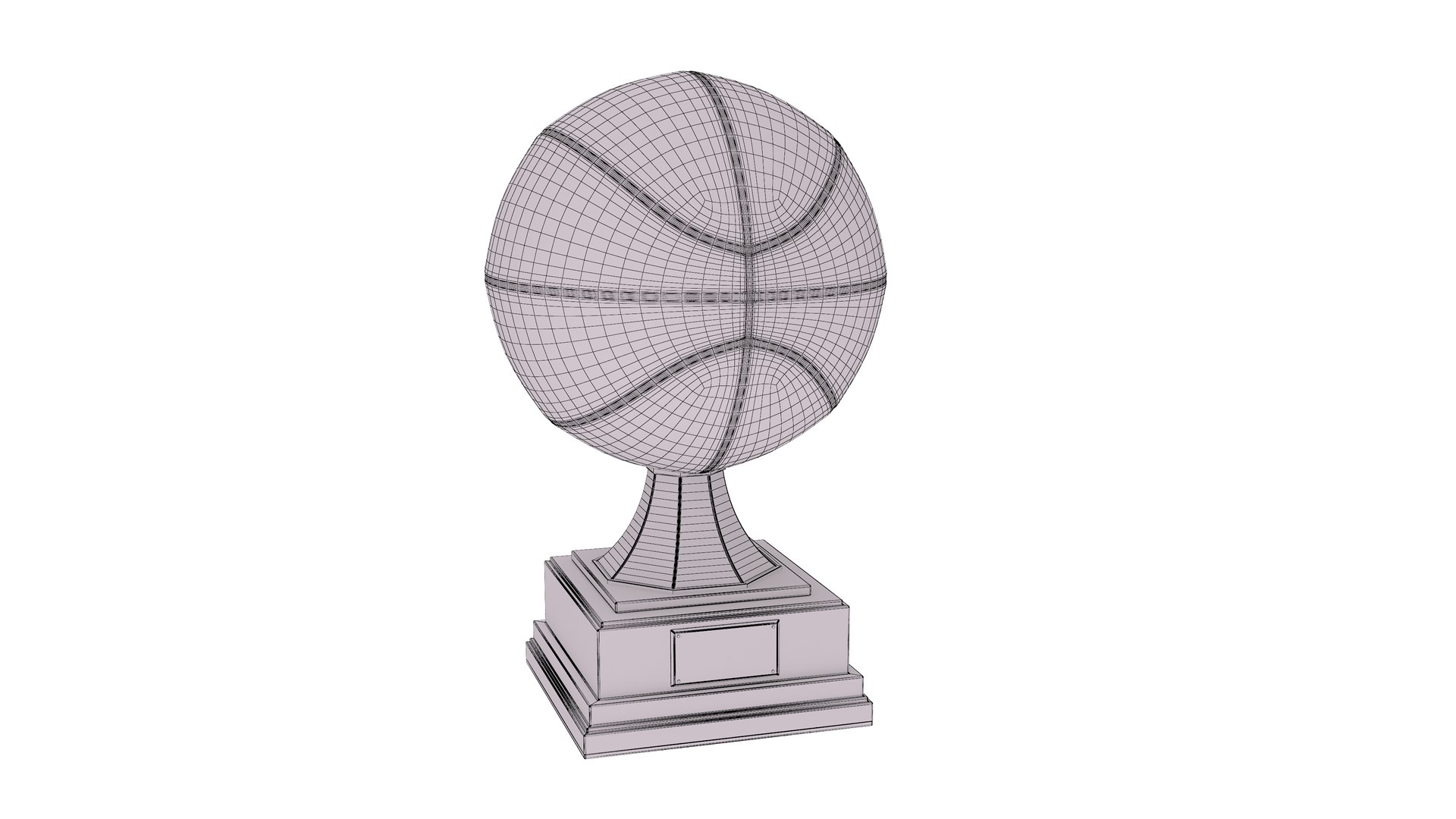 3D Basketball Trophy Model - TurboSquid 2127408