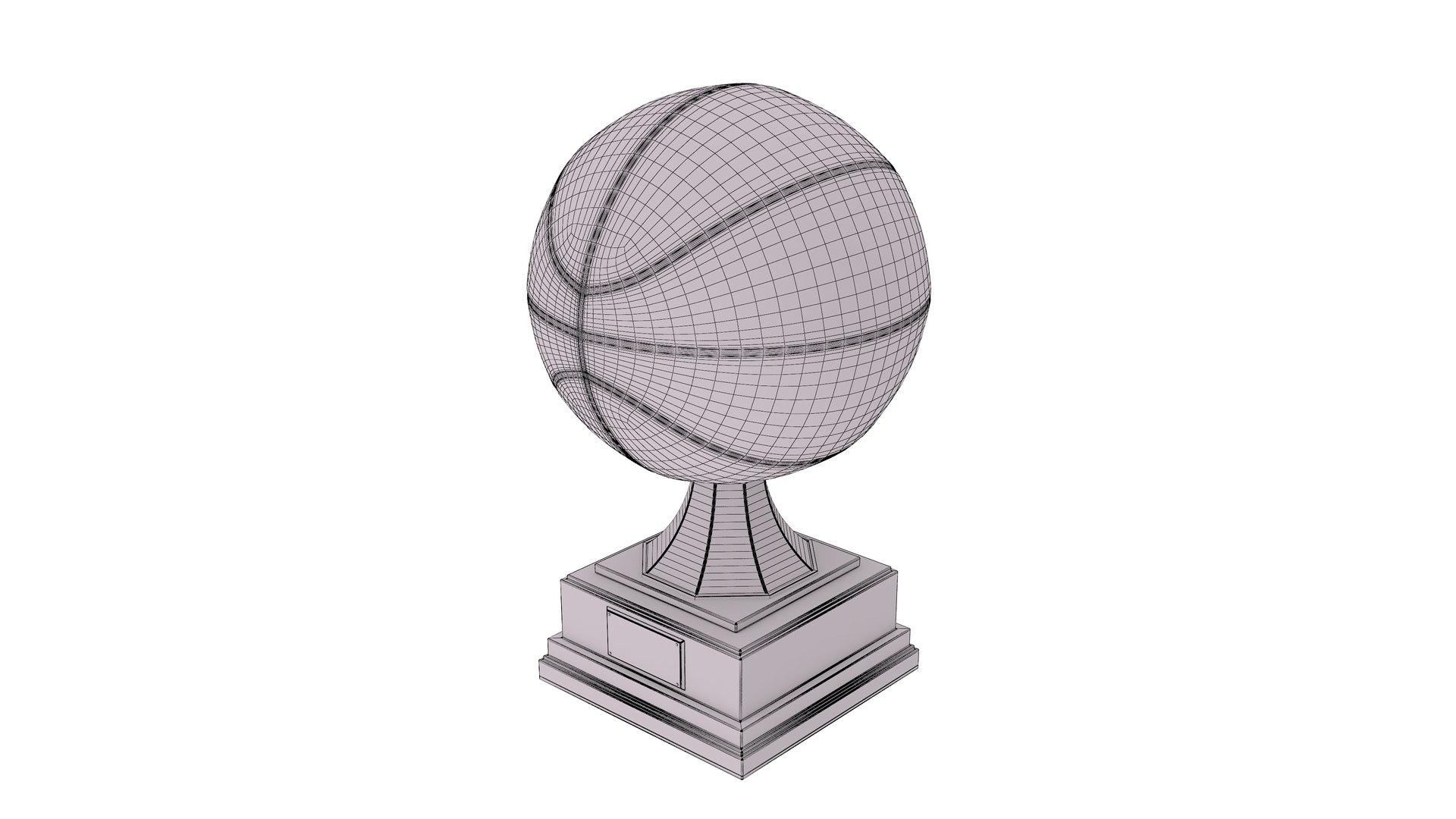 3D Basketball Trophy Model - TurboSquid 2127408