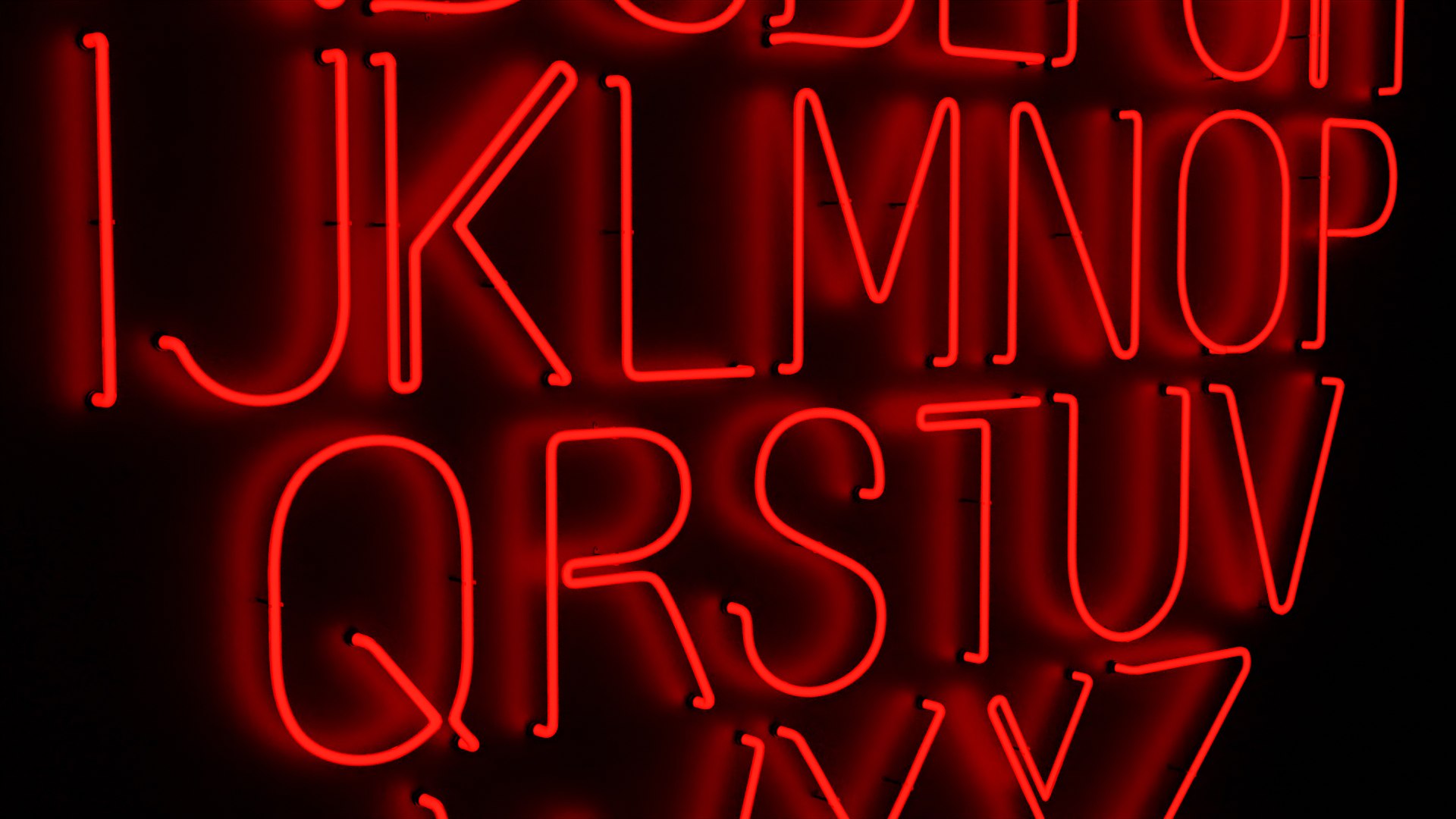 3D Neon Red Alphabets - Uppercase - TurboSquid 2180946