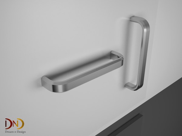 3D handles kitchen cabinets model - TurboSquid 1263797