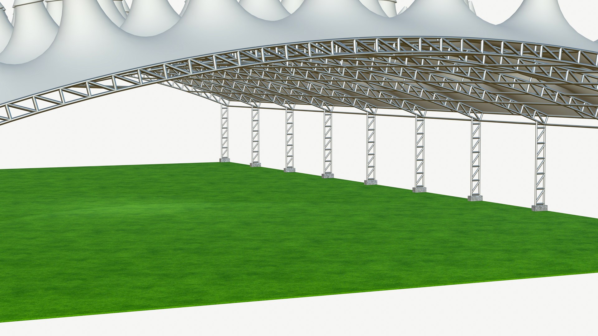 Steel Structure Arch 3D Model - TurboSquid 2317311