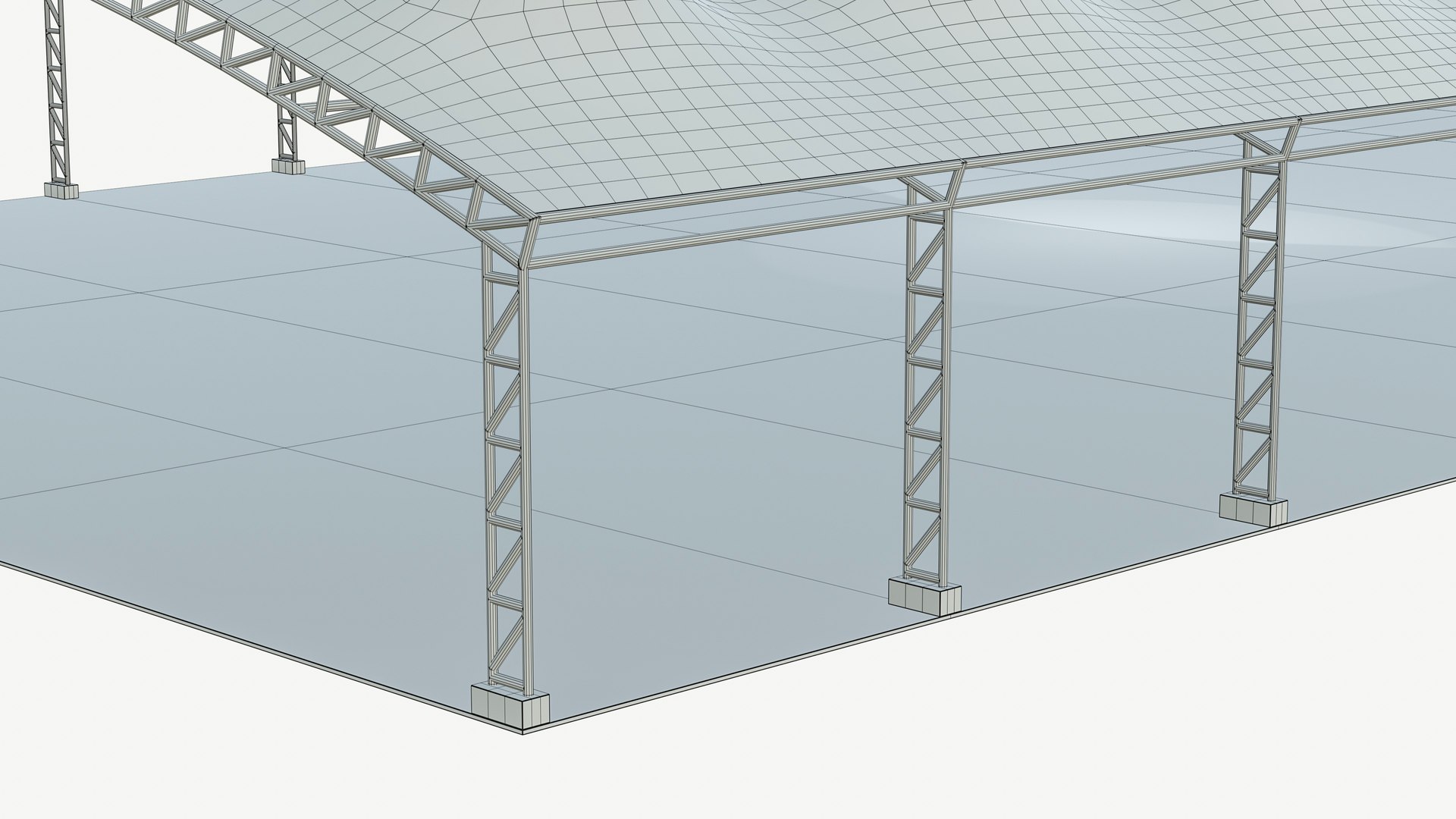 Steel Structure Arch 3D Model - TurboSquid 2317311