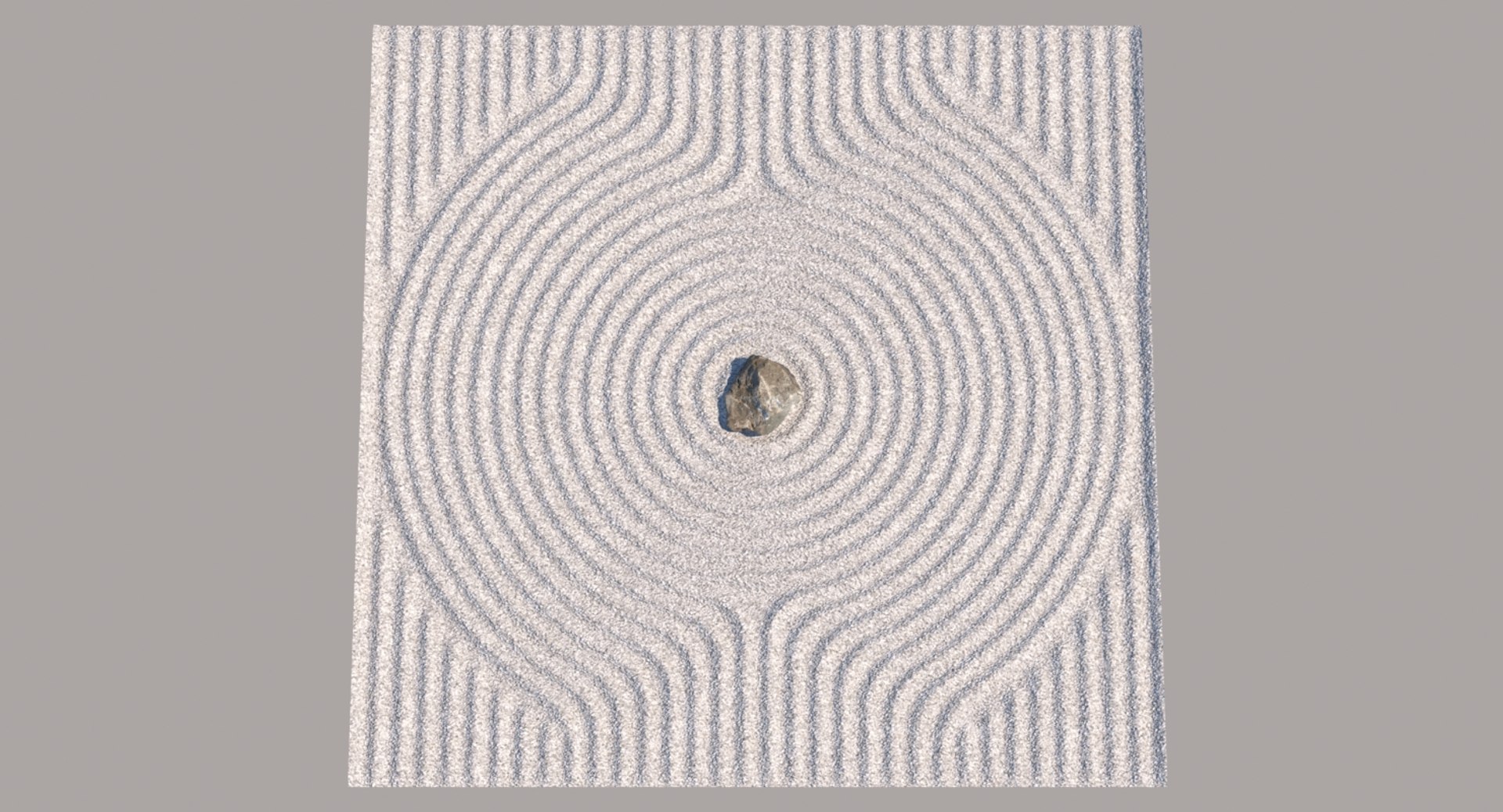 3d Zen Garden Model