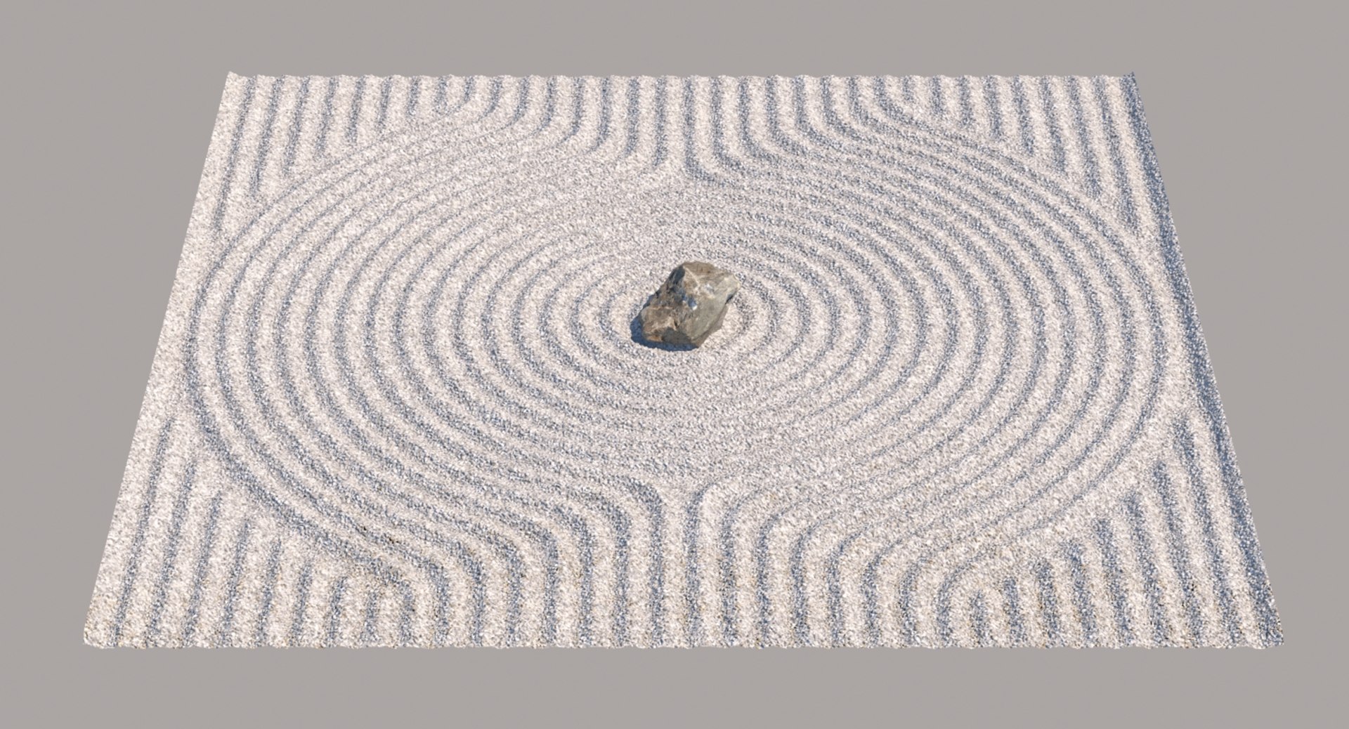 3d Zen Garden Model